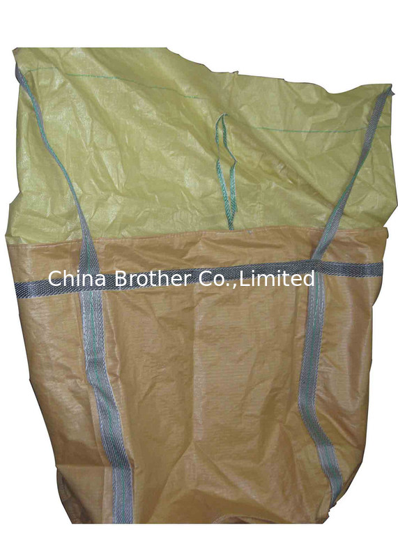 U Panel Industrial PP FIBC Jumbo Bags With Cross Corner Loops Samples Free
