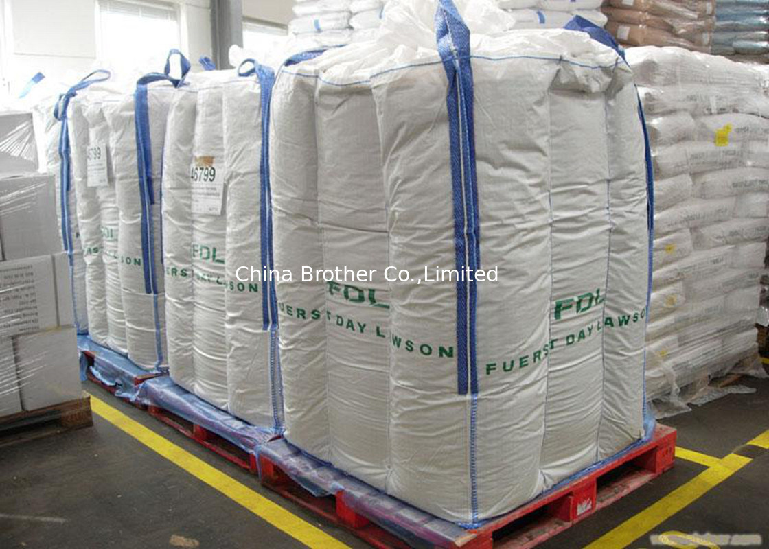 Two Ton Loading PP FIBC Jumbo Bags With Four Loops 10'' High / Fully Belted