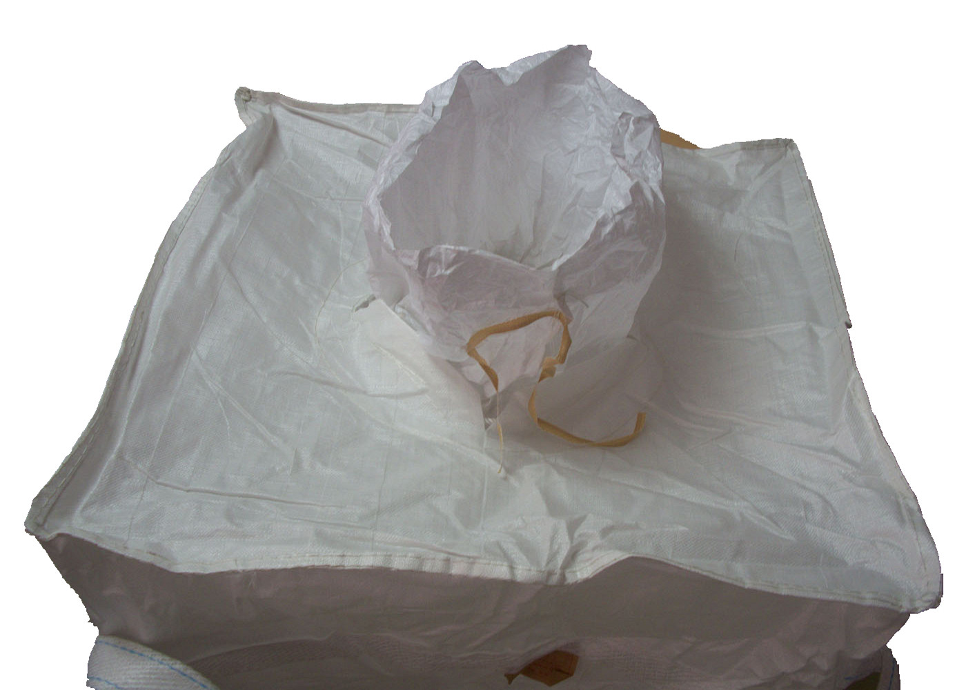 U Panel / Circular Empty FIBC Jumbo Bags , Industrial Bulk Storage Bags