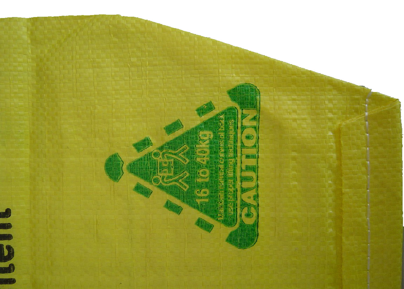 PP / PE Woven Square Bottom Valve Sealed Bags With Custom Color Printing