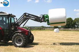 White PP Woven Hay Bale Stack Covers 160gsm , Woven Polypropylene Hay ...